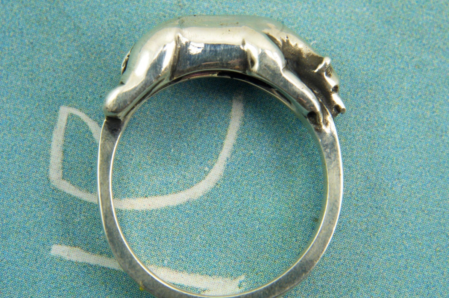 Bear Hug Ring Sterling Silver Christmas Gift for Nature | Etsy