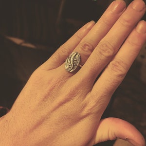 Swimming Trout Ring- Sterling Silver Fly Fishing Jewelry, Gift for Her ...