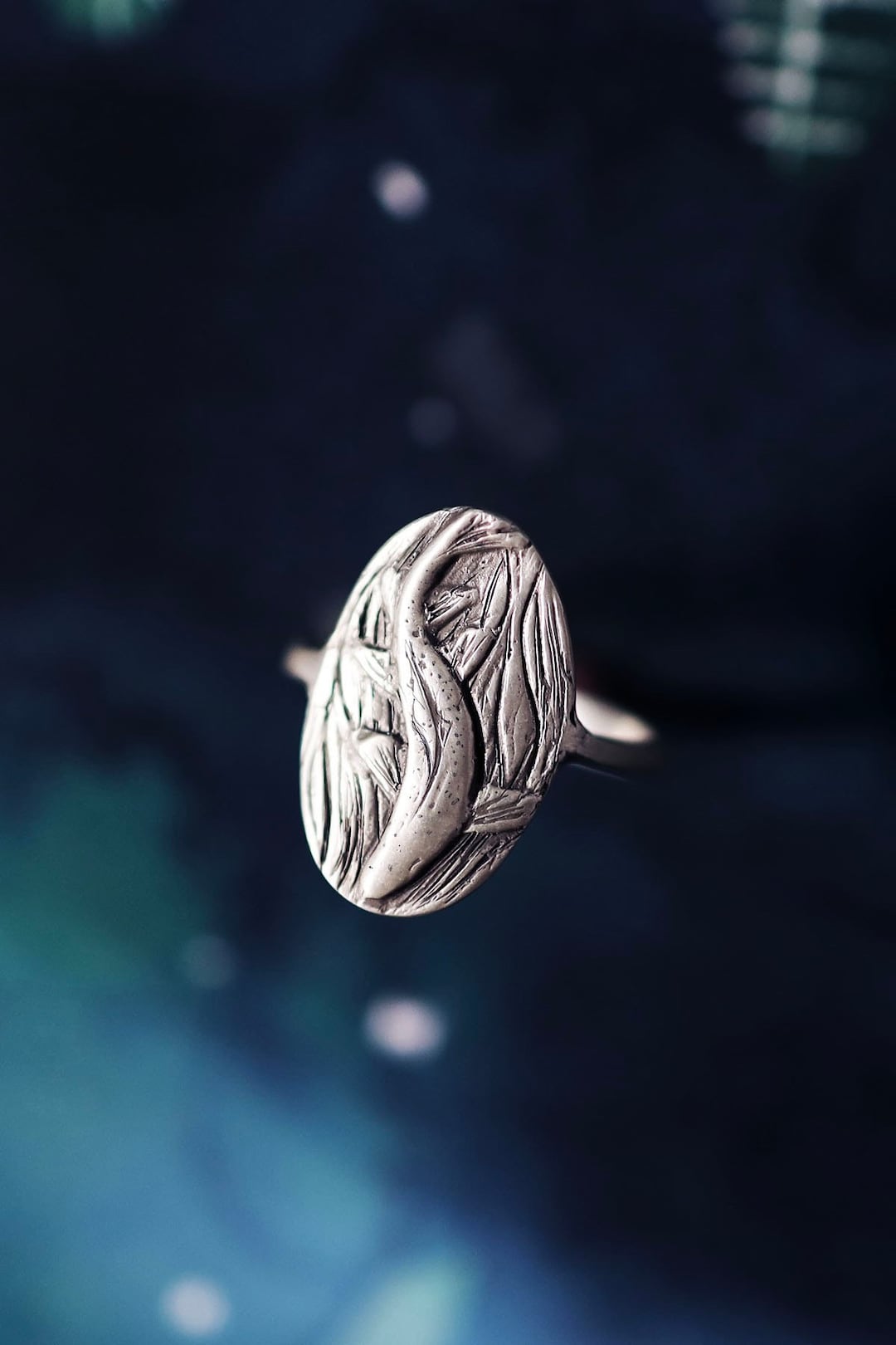 Swimming Trout Ring- Sterling Silver Fly Fishing Jewelry, Gift for Her ...