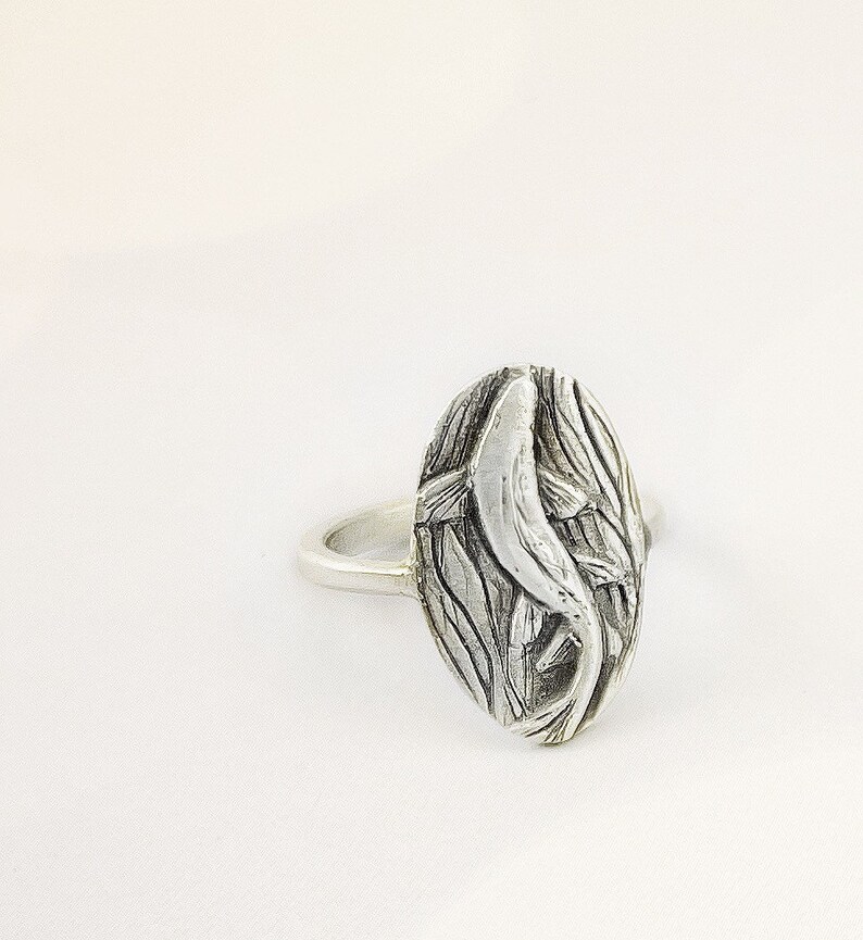 Swimming Trout Ring- Sterling Silver Fly Fishing Jewelry, Gift for Her ...