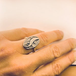 Swimming Trout Ring- Sterling Silver Fly Fishing Jewelry, Gift for Her ...