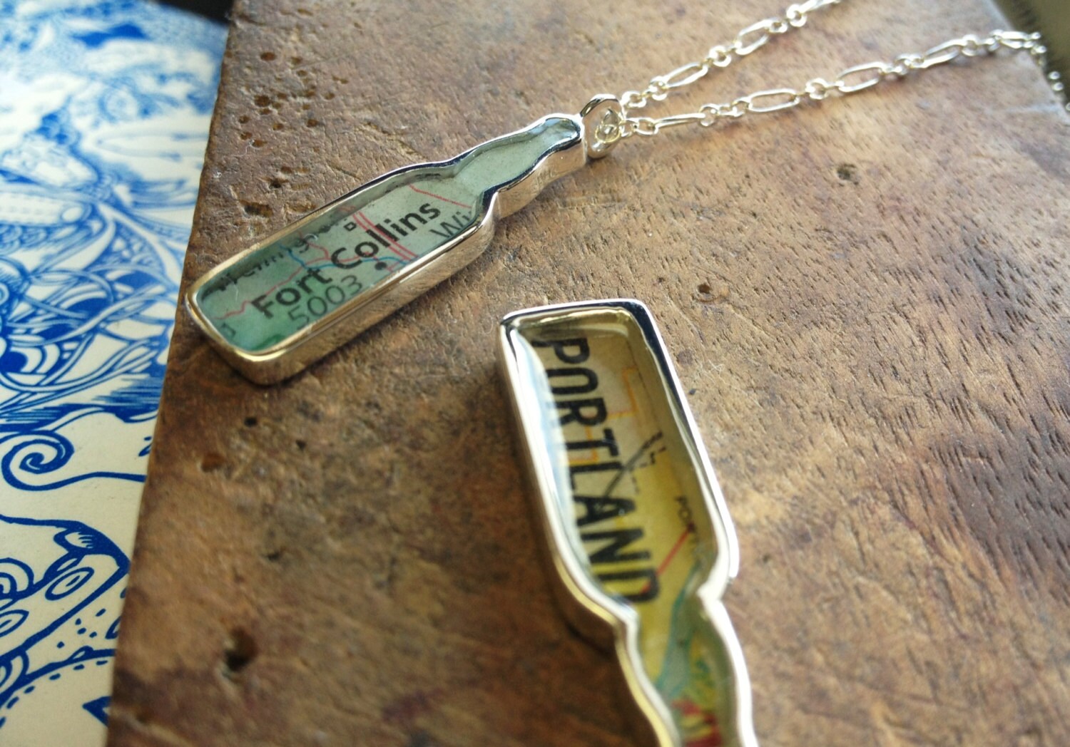 Custom Beer Bottle Pendant - Etsy