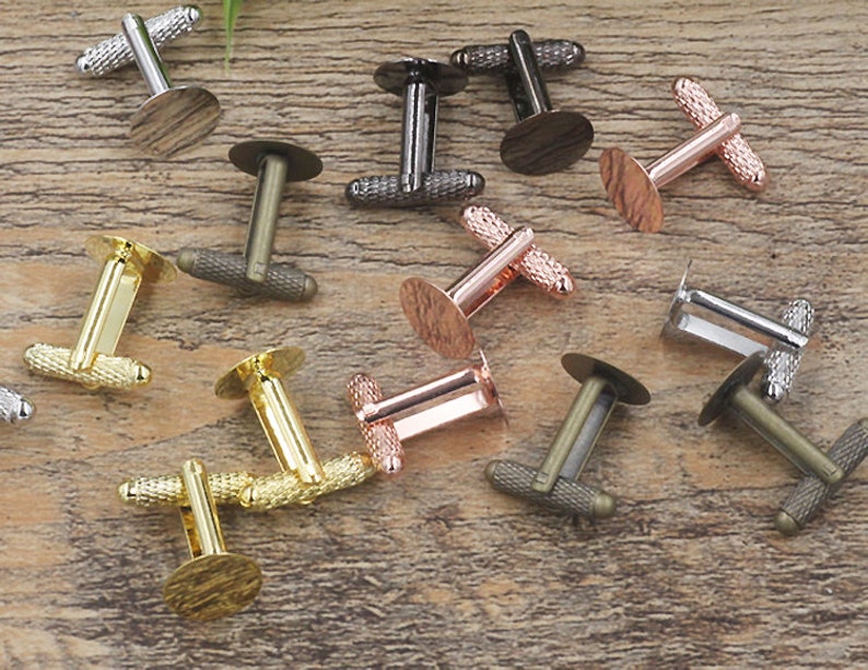 20pcs Cufflinks Blank Cufflink tray French Style | Etsy