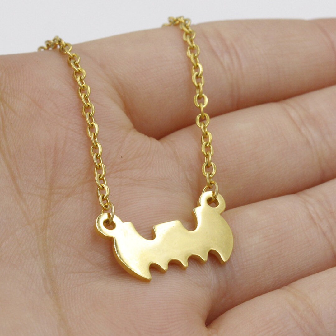 5pcs 45cm Stainless Steel Bat Pendant Necklace Gold Bat - Etsy
