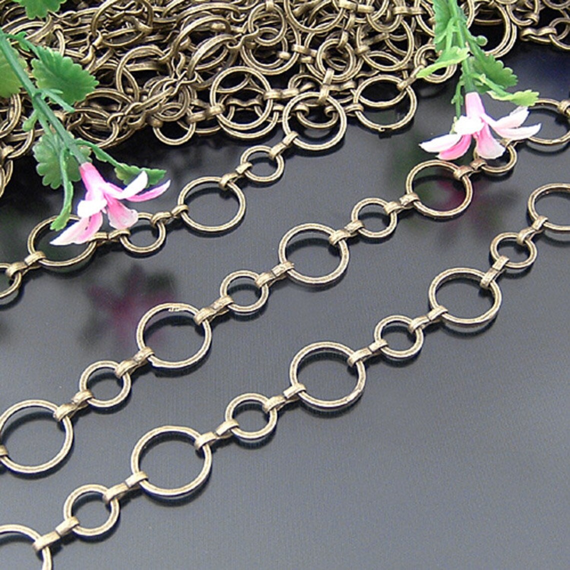 Wholesale 1 Meters 1mm High Quality Round Chain in Brass - Etsy