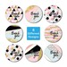 1 Inch 6 Styles Thank Stickers Labels Save the Date Stickers Floral ...