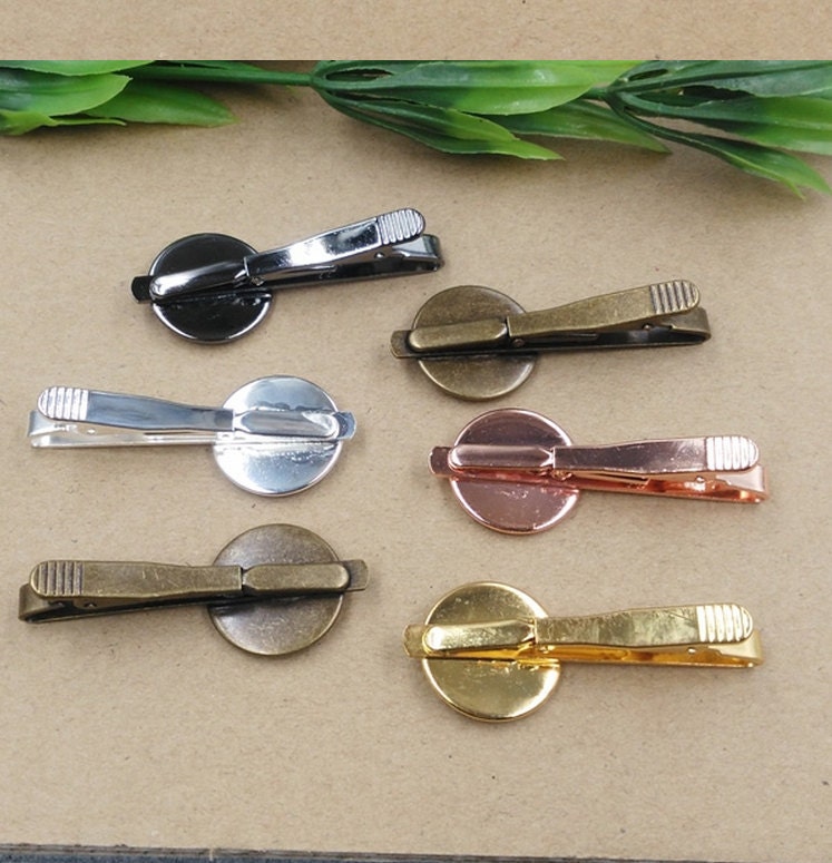 10pcs 16mm / 18mm / 20mm Tie Tack Bezel Blanks-tie Tack - Etsy
