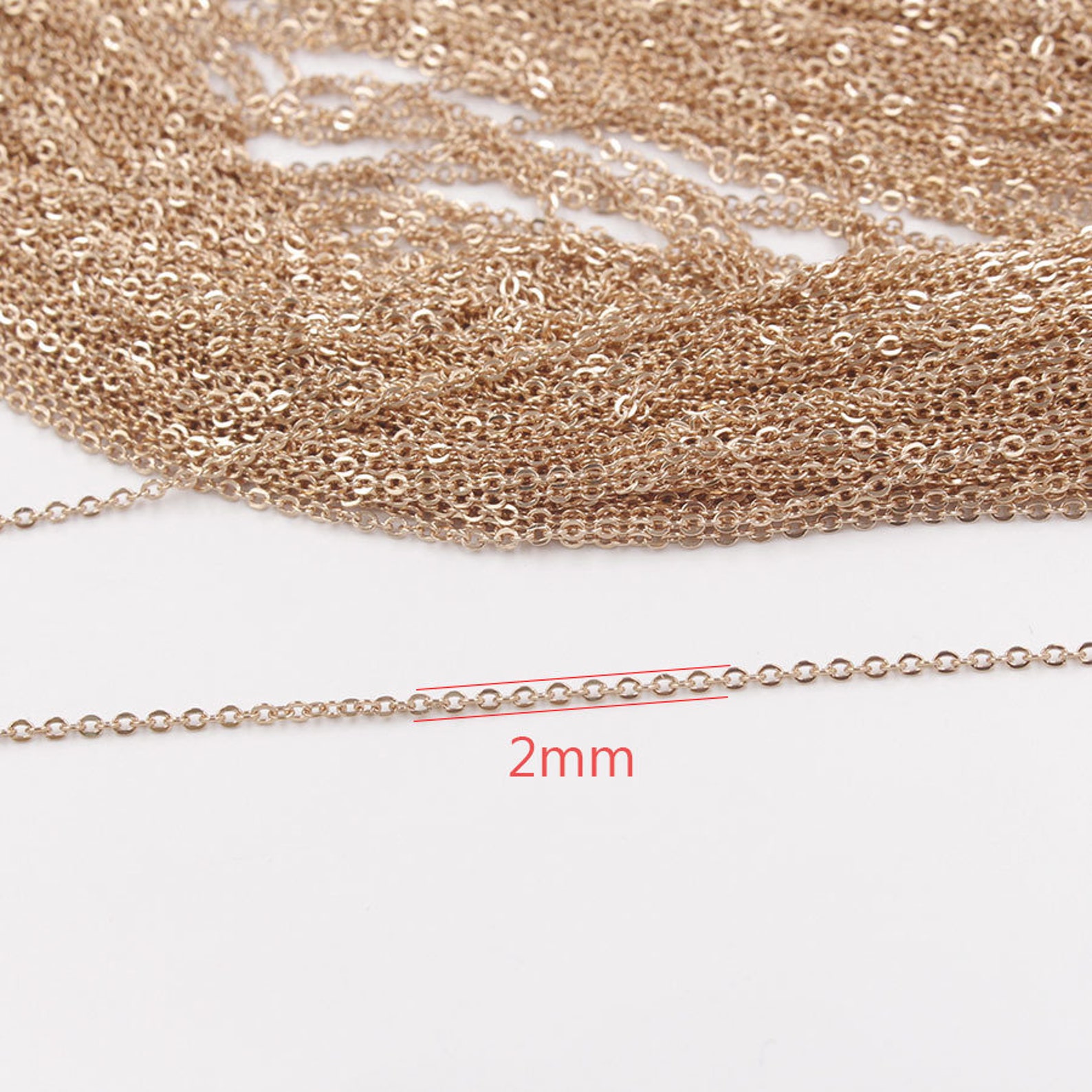 2mm Stainless Steel Chains Crafting Chains Unfinished | Etsy