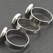 10pcs Stainless Steel Ring, Adjustable Ring Blanks, Stainless Steel ...