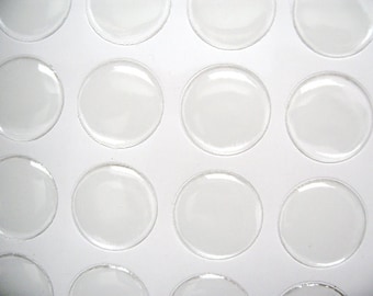 100 Circle Clear Round Epoxy Resin Stickers 8mm - Etsy