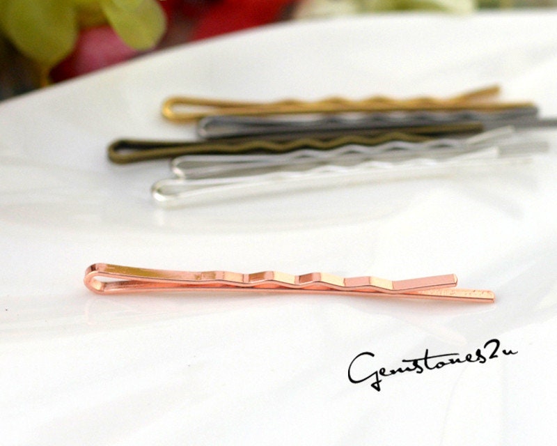 100pcs Hairpin/ Wholesale Hair Pins Brass Bronze/ Silver/ | Etsy