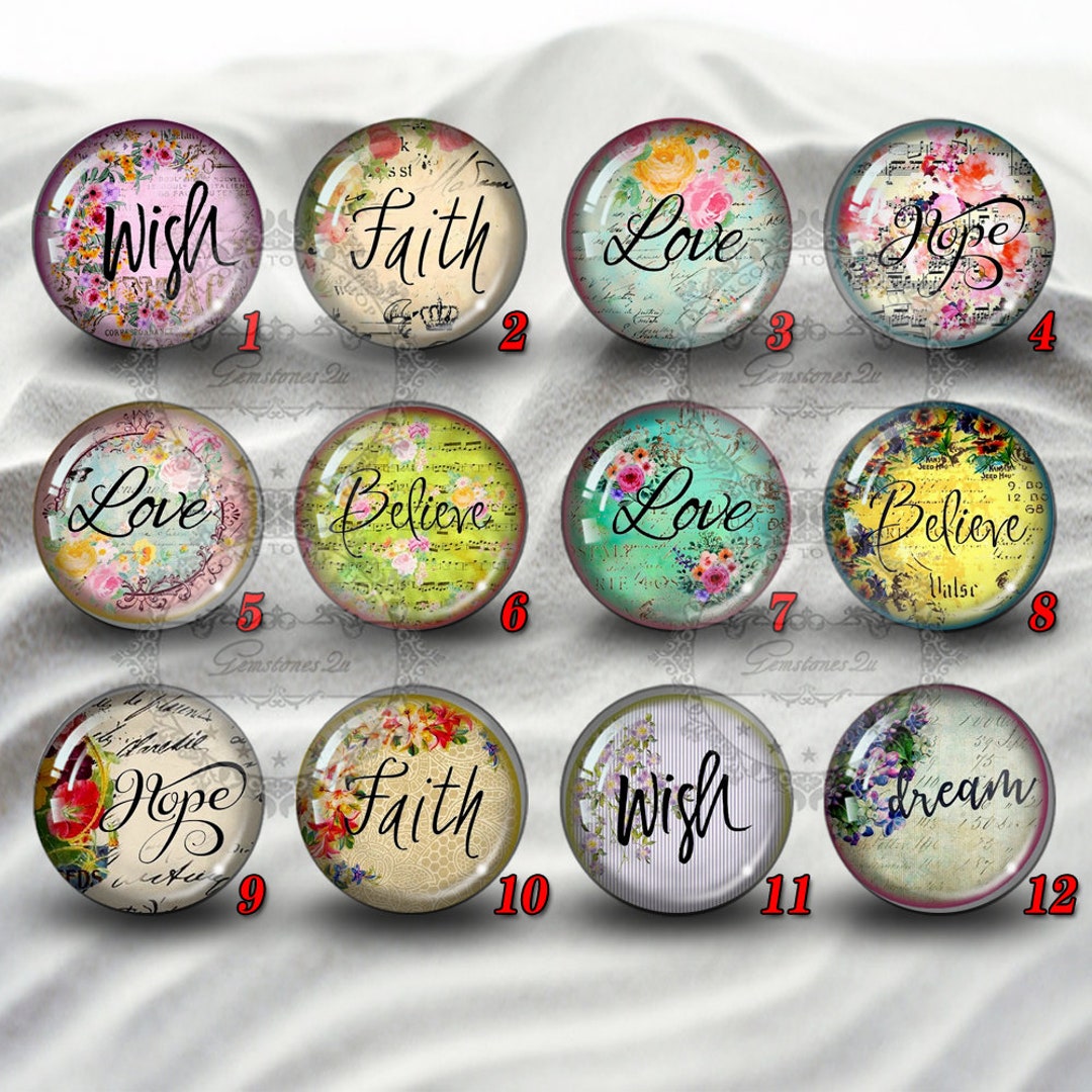 Handmade Cabochons,glass Photo Cabochon,glass Cabochon,round Cabochons ...