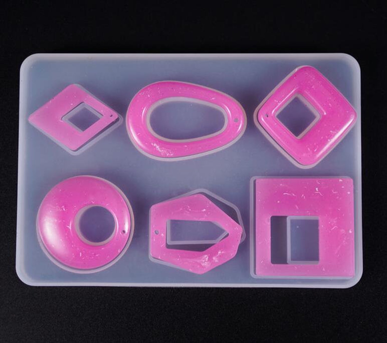 Necklace Pendant Silicone Mold Earring Resin Moldepoxy Resin - Etsy