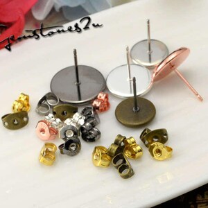 20pcs Bronze / Silve / White Gold / Gun-metal / Gold / Rose Gold Plated ...