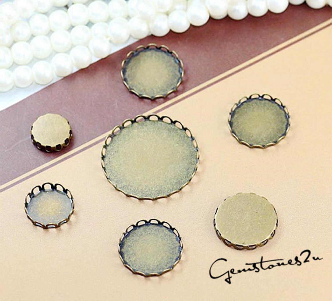 20pcs Antique Bronze 10mm / 12mm / 14mm / 15mm / 16mm / 18mm / - Etsy