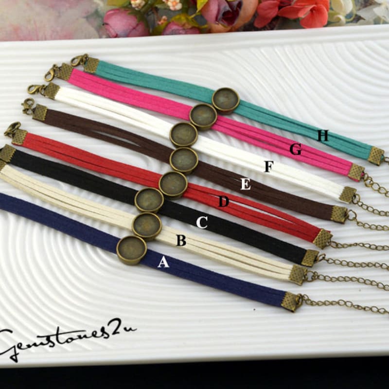 Suede Bracelet - Etsy