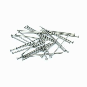 100pcs 20/30/40/50mm Stainless Steel T Pin/ Headpins Findings BU749 - Etsy