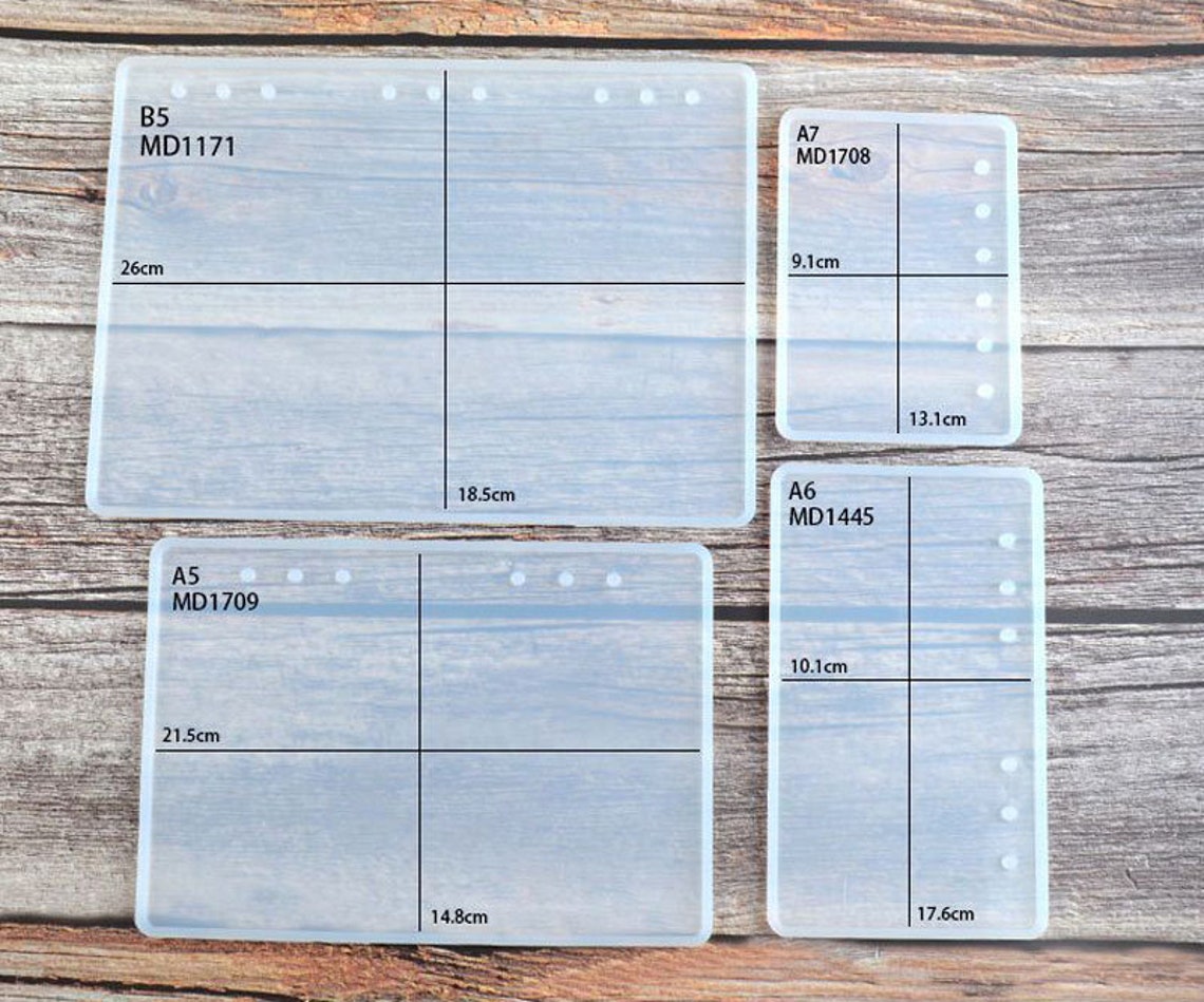 Crystal Notebook silicone molde DIY Notebook silicona molde - Etsy España
