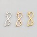 10pcs 10.4x27.42mm Stainless Steel Love Infinity Symbol Charms Pendant ...