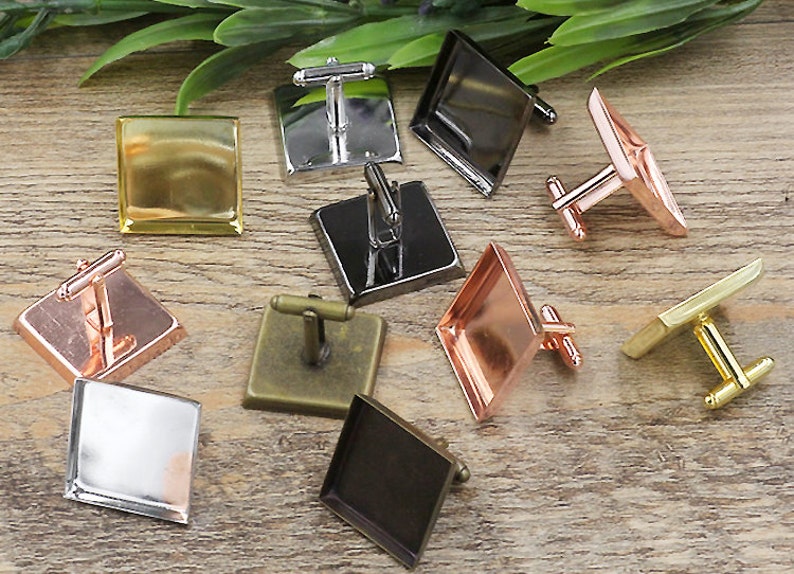 20pcs Cufflinks Blank Cufflink Tray French Style - Etsy