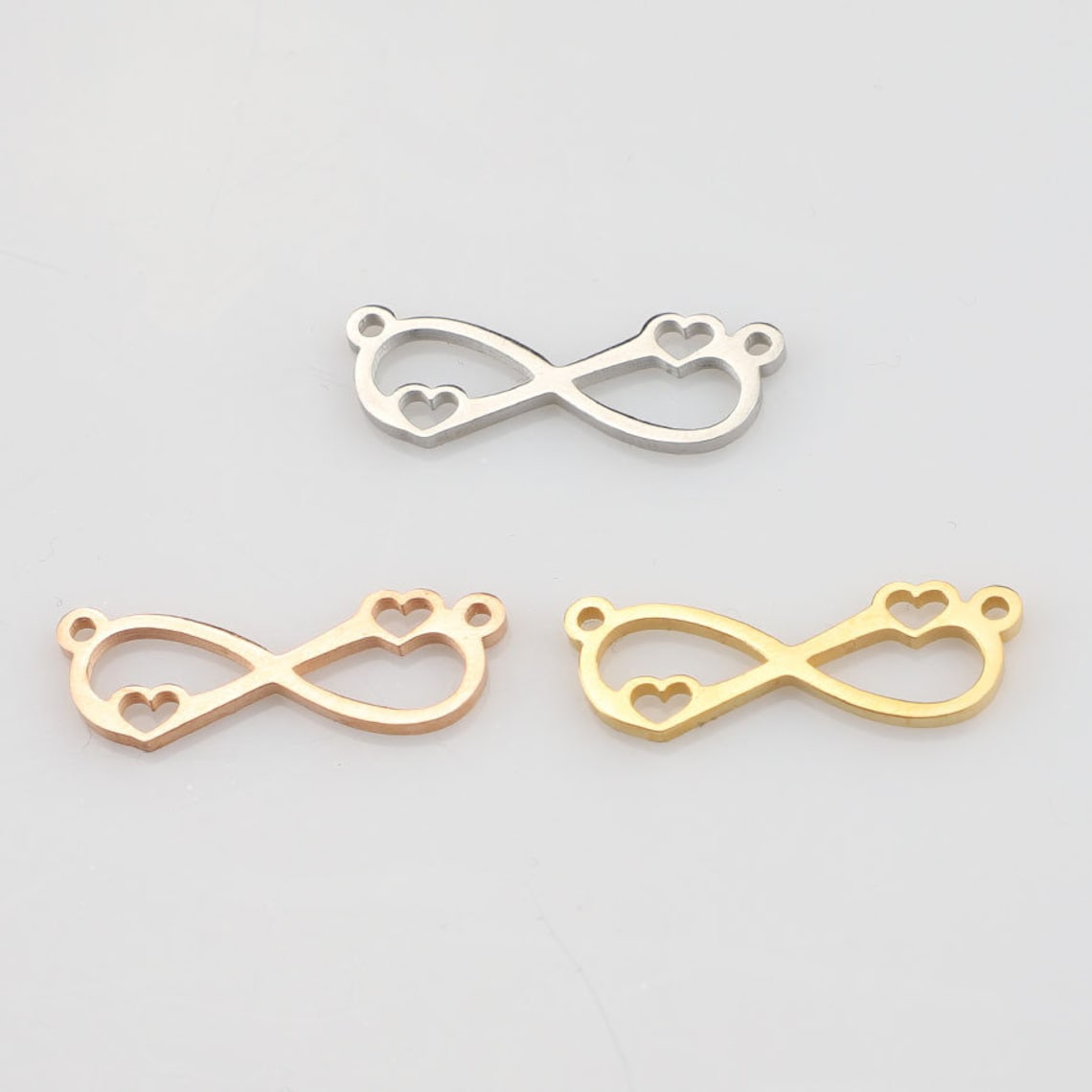 10pcs 10.4x27.42mm Stainless Steel Love Infinity Symbol Charms - Etsy