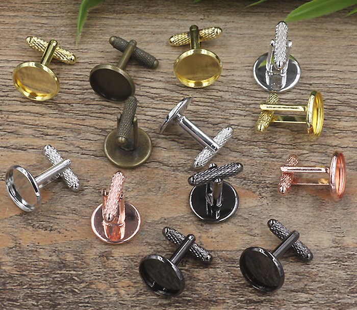20pcs Cufflinks Blank Cufflink Tray French Style - Etsy