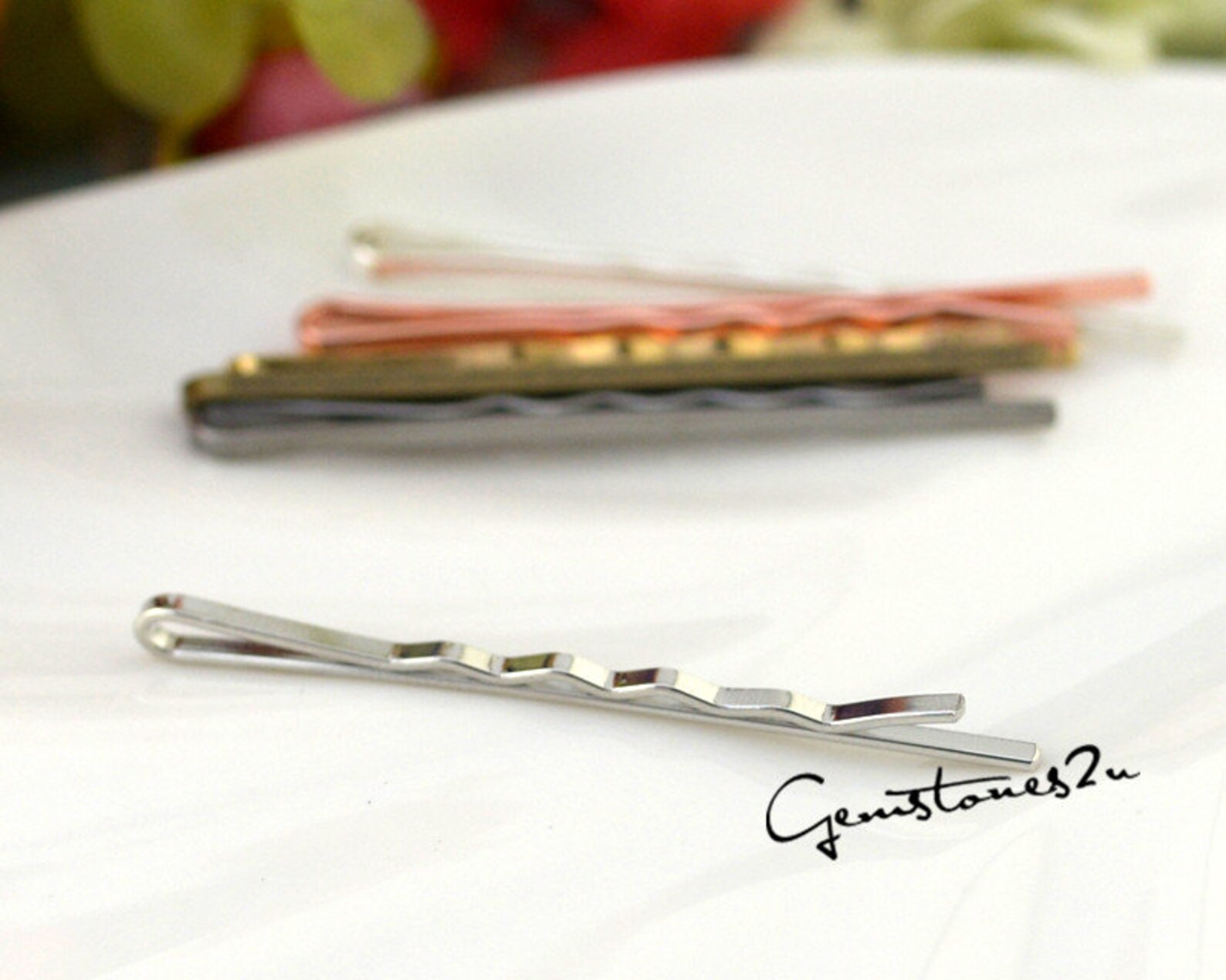 100pcs Hairpin/ Wholesale Hair Pins Brass Bronze/ Silver/ | Etsy