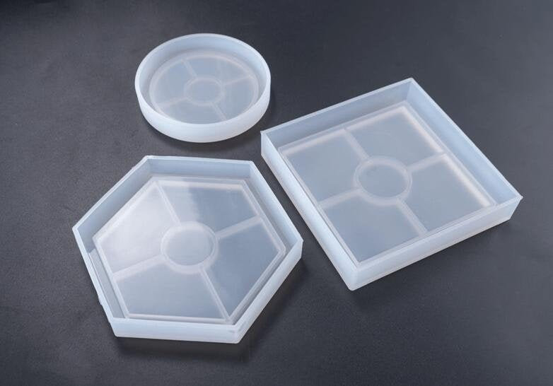 Hexagon Silicon MoldRoundSquare Resin MoldDecoration | Etsy