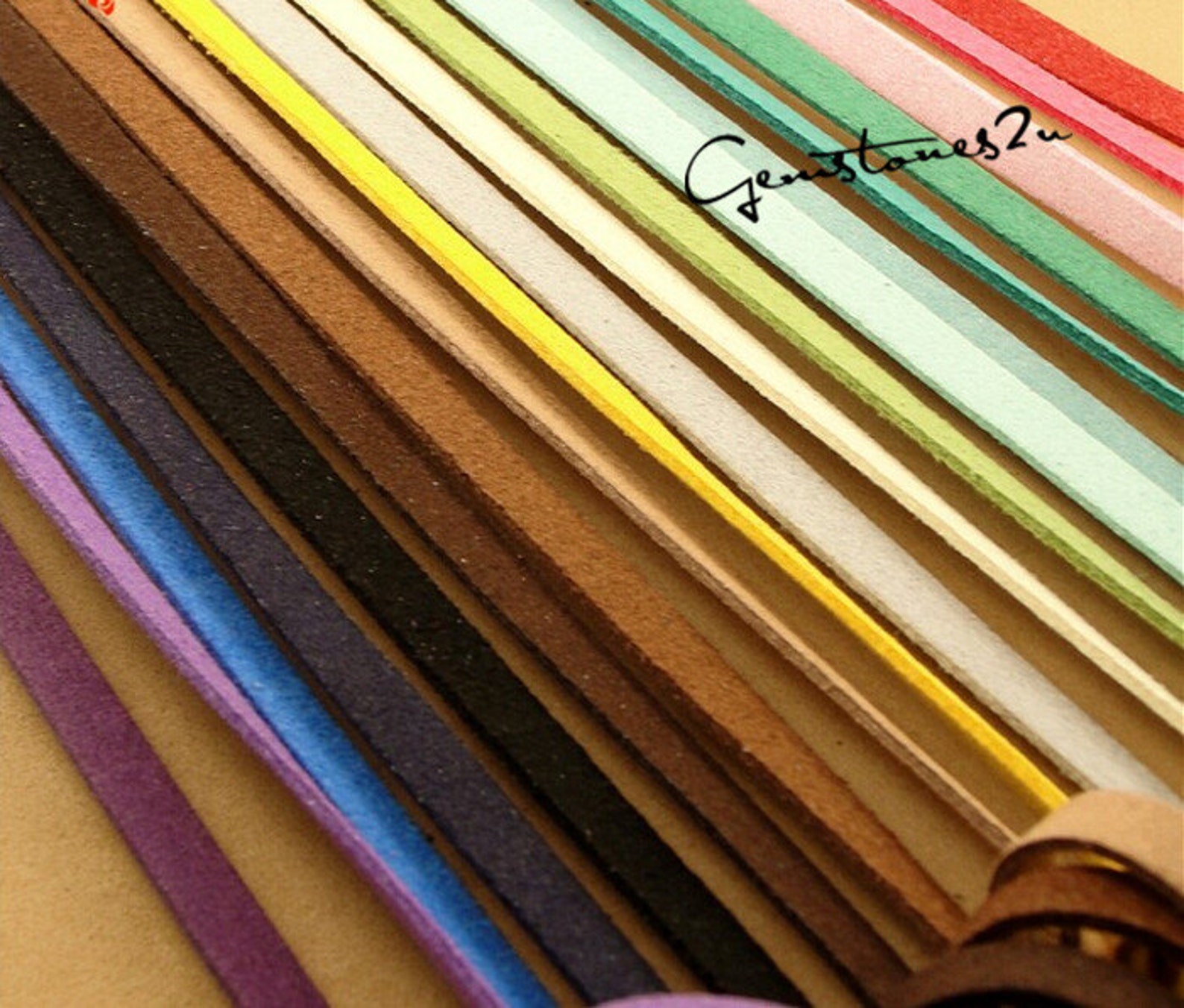 7mm Flat Faux Suede Leather Cord Leather String Cord DIY - Etsy