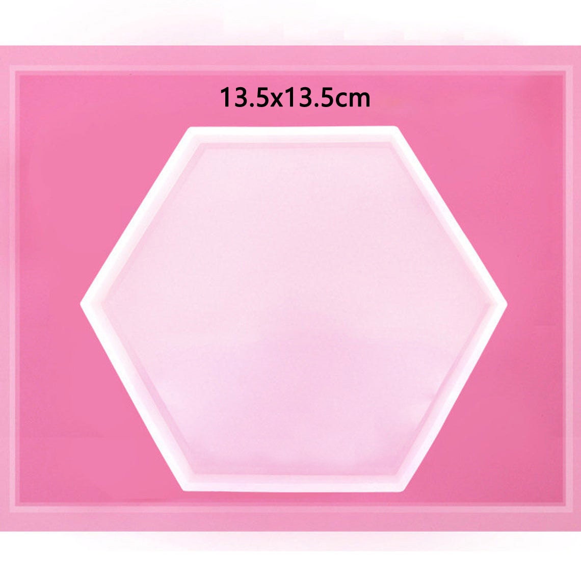 Hexagon Silicon Mold Coaster Resin Moldflexible Silicone | Etsy