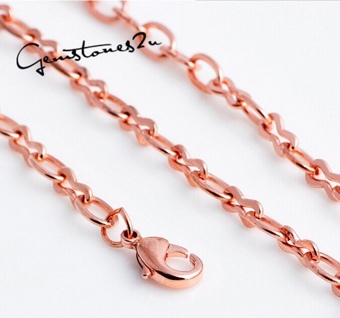 24 Inch 4.7mm X 7.0mm 0 Shape Cross Link Chains24 Inch - Etsy