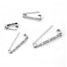 50pcs 14-32mm Stainless Steel Tooth Pin-brooch, Pin Back Fasteners, Pin ...