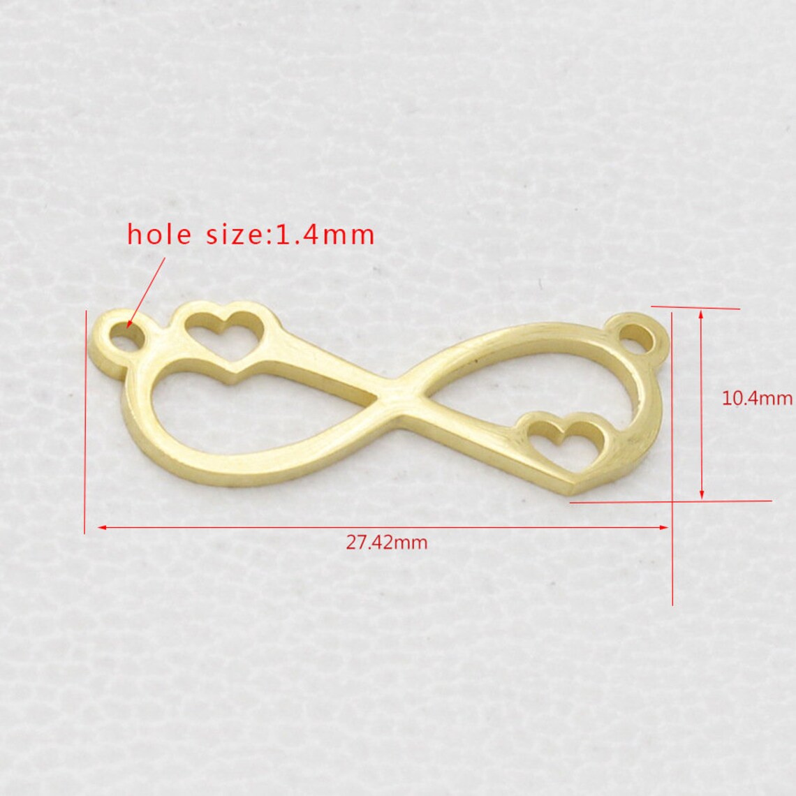 10pcs 10.4x27.42mm Stainless Steel Love Infinity Symbol Charms - Etsy