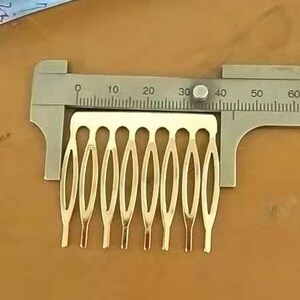 20pcs 5 Comb/8 Comb/10 Comb Hair Comb Base Setting, Brass Blank Hair ...