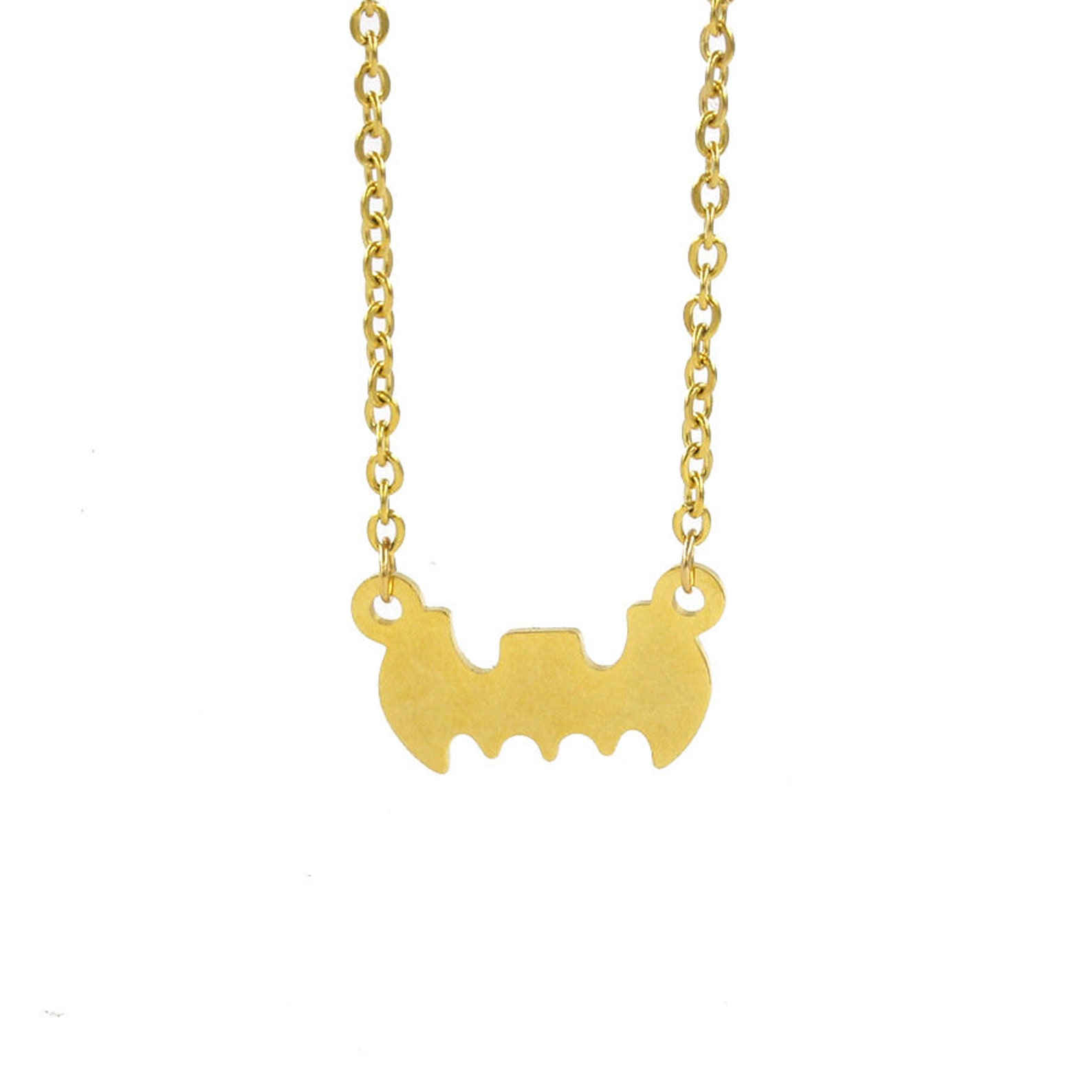 5pcs 45cm Stainless Steel Bat Pendant Necklace Gold Bat - Etsy