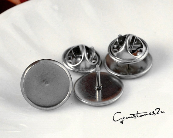 20set 6-25mm Stainless Steel Lapel Pin-broochround Tie Tack | Etsy