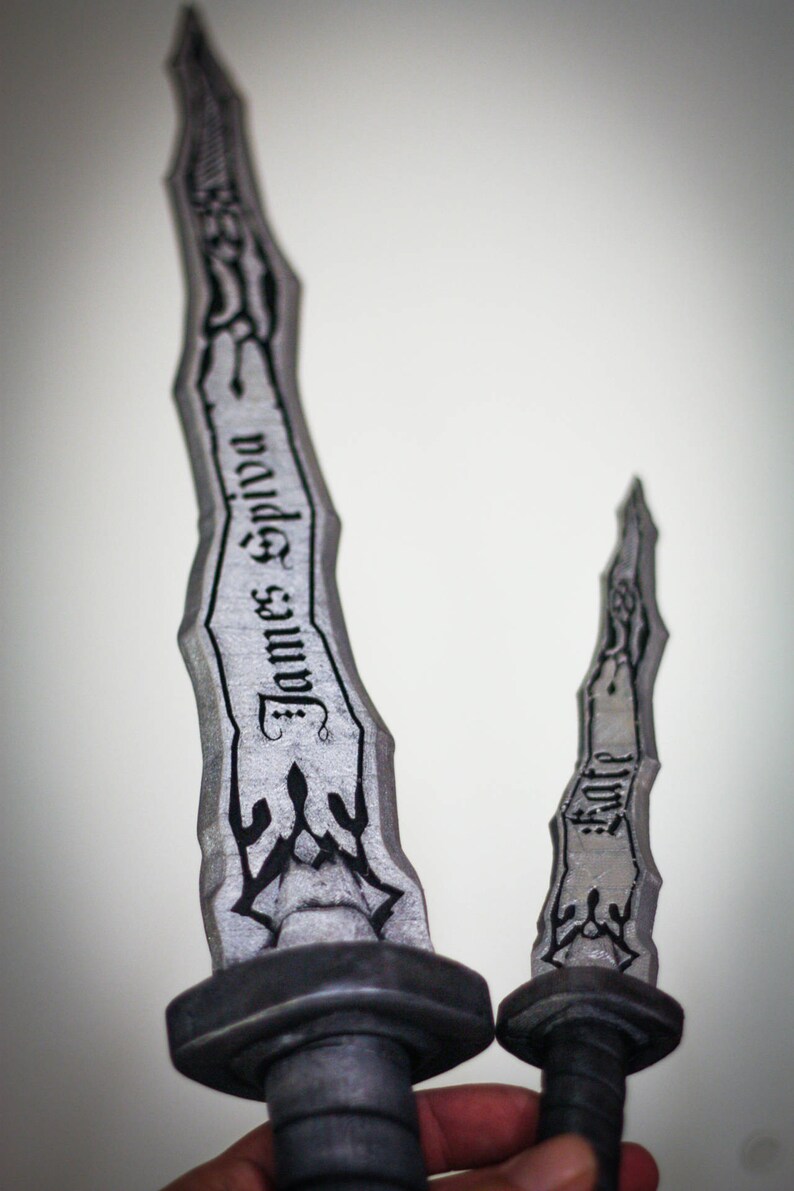 Dark One Dagger Customizable Name Personalised | Etsy