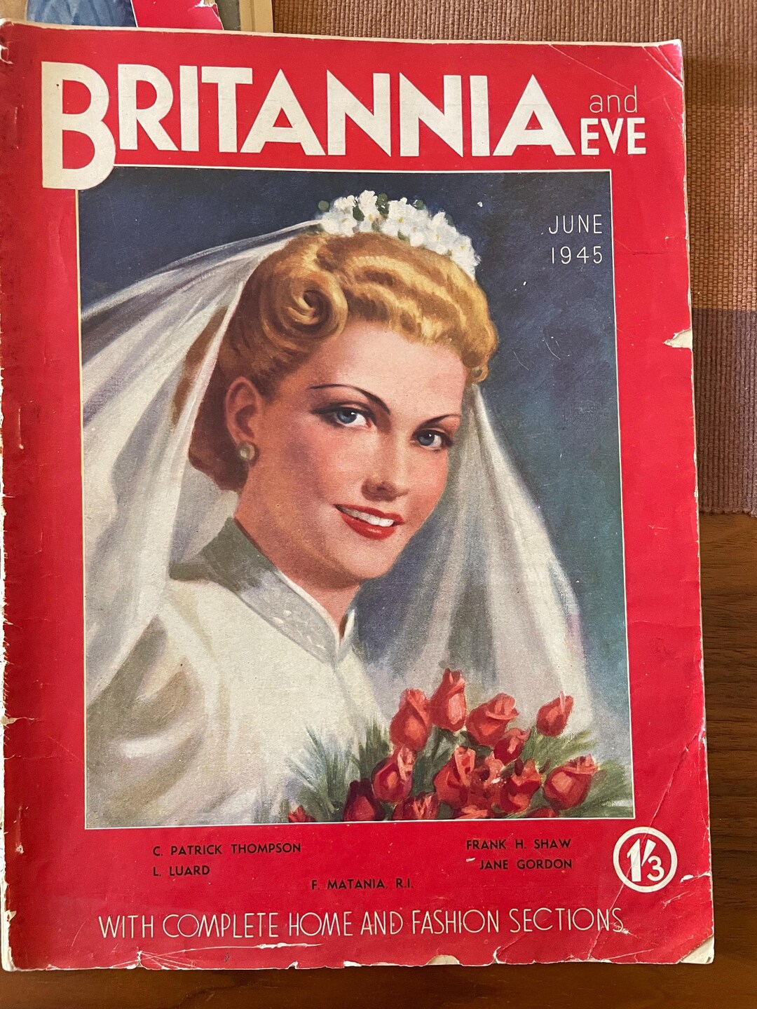 Vintage June 1945 Britannia & Eve Magazine | 1945 Women's Magazine ...