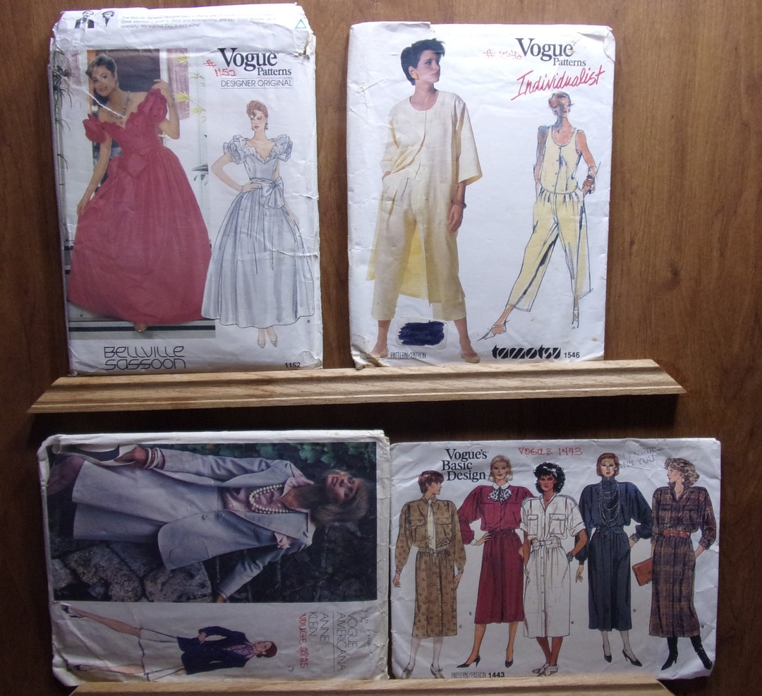 Vogue 1152 Sassoon, Evening Gown, Vogue 1546 Tamotsi, Coat Dress Pants ...