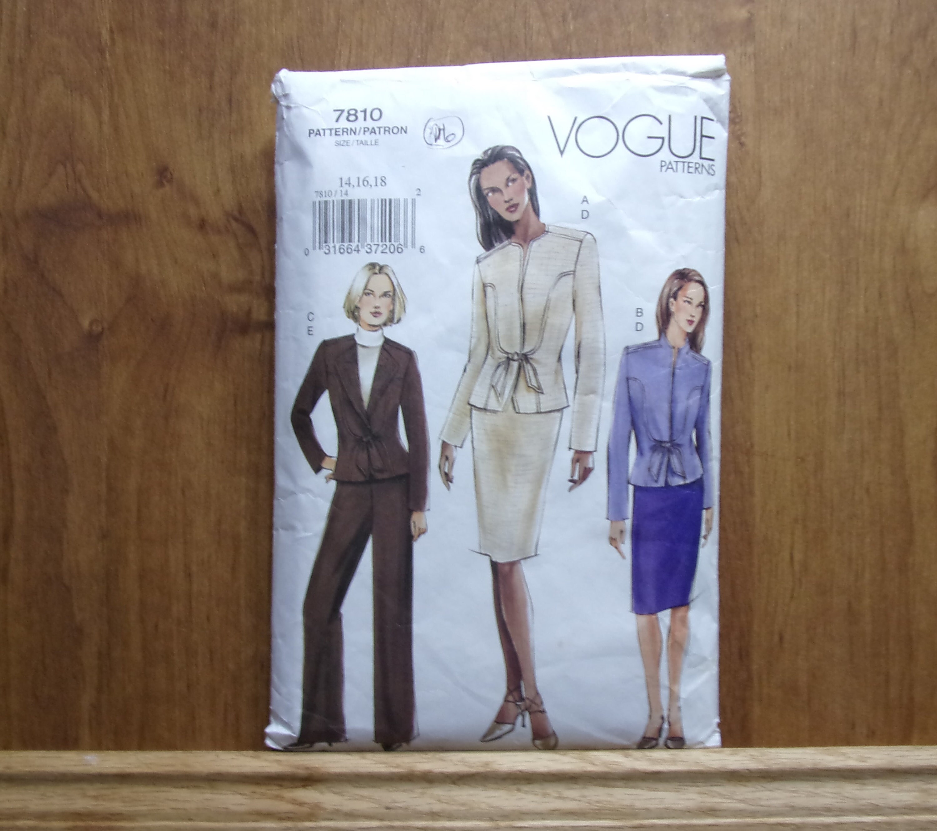 Vogue 7810, Jacket Skirt Pants, Vogue 7427, Bustier Top Skirt, Vogue ...