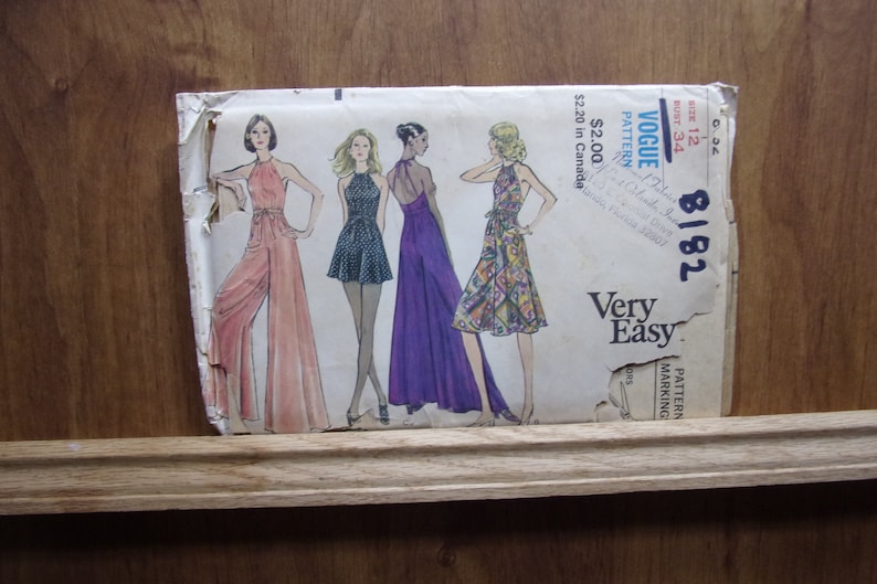 Vogue 1522, Perry Ellis, Vogue 1043 Oscar De La Renta, Evening, La Fred ...