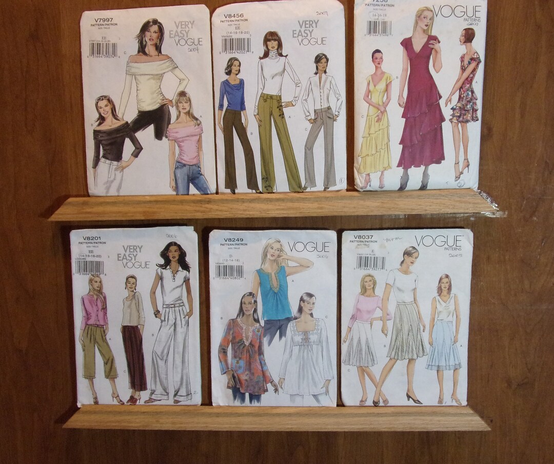 Vogue Pattern 7997, Vogue 8456, Vogue 8249, Vogue 7258, Vogue 8201 ...