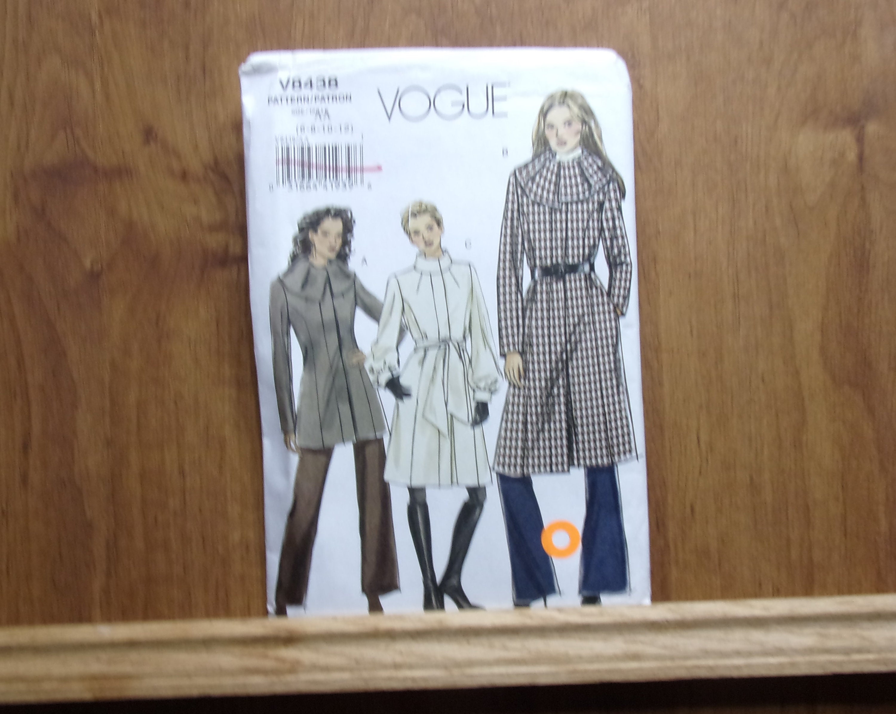 Vogue 8438 Coats, Vogue 7581 Dress, Vogue 8577 Pant Suit, Vogue 9293 ...