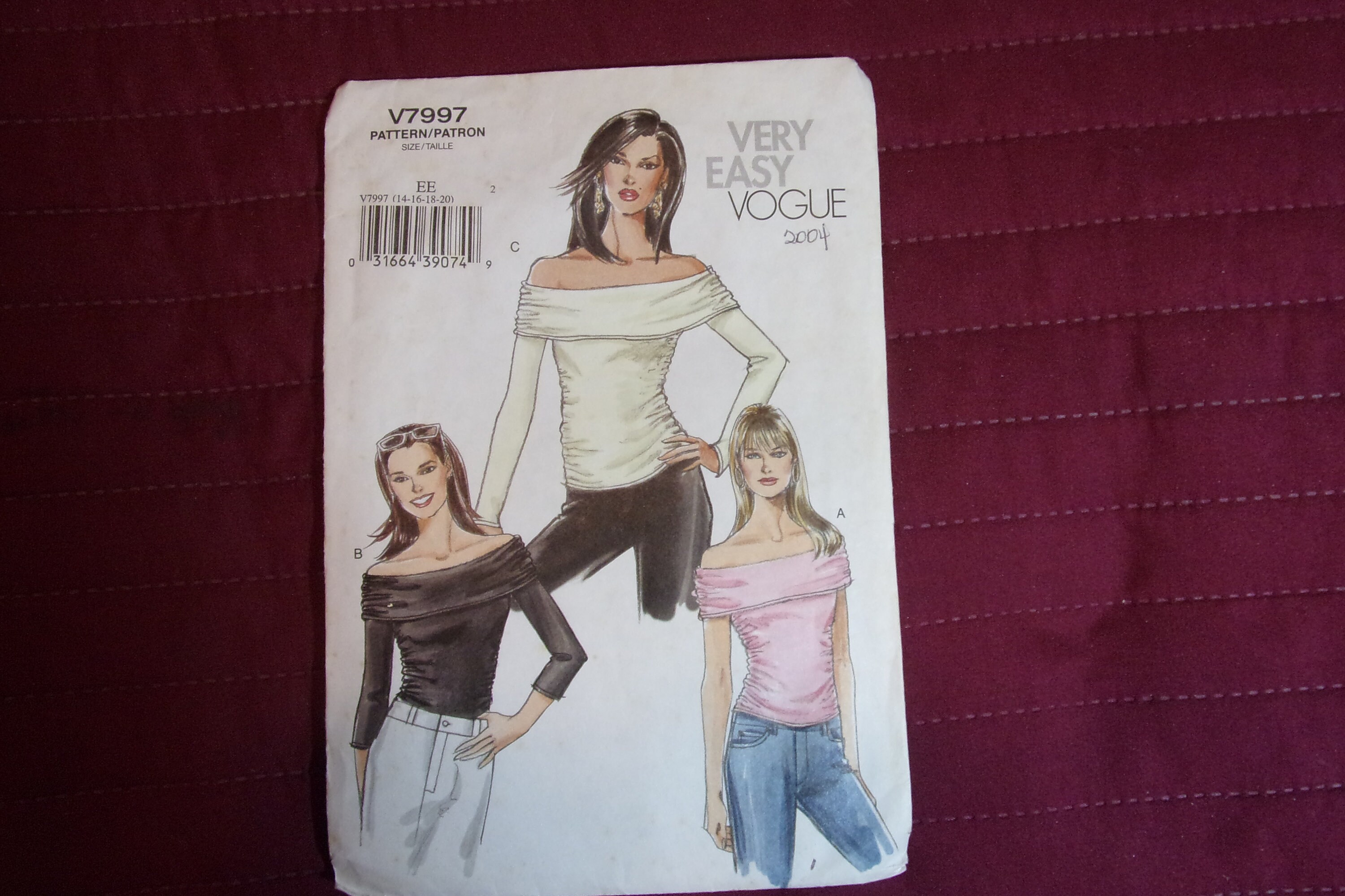 Vogue Pattern 7997, Vogue 8456, Vogue 8249, Vogue 7258, Vogue 8201 ...