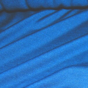 Silk Jersey, Color Blue, Luxury Silk Fabric - Etsy
