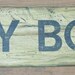 Sandy Bottom Large Reclaimed Wood Sign. Distressed/ Vintage Beach Sign ...