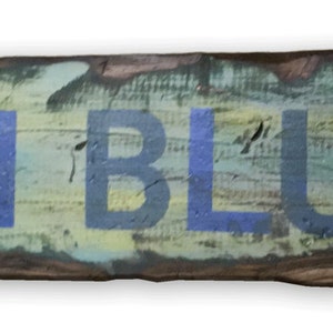 Large Rustic Sign Saying Ocean Bluff Super Distressed Wooden Sign for ...