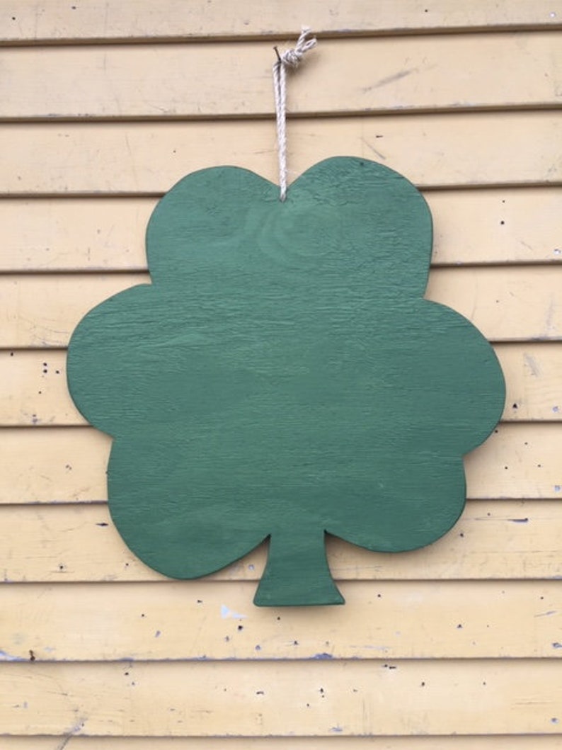 Shamrock Wooden Shamrock Wall Decor 24in Large - Etsy