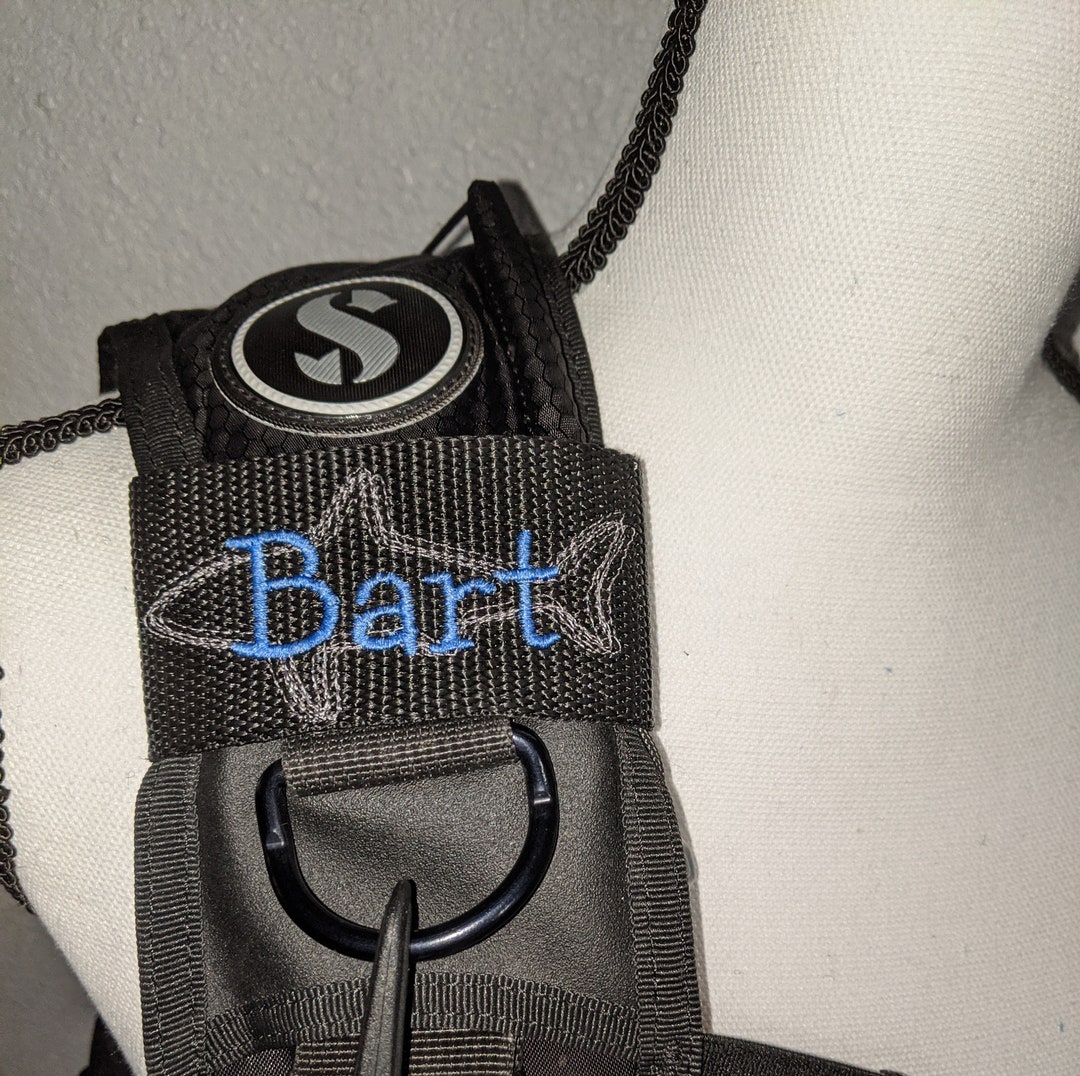Shark Dive BCD Tag Customizable Identification Tag - Etsy