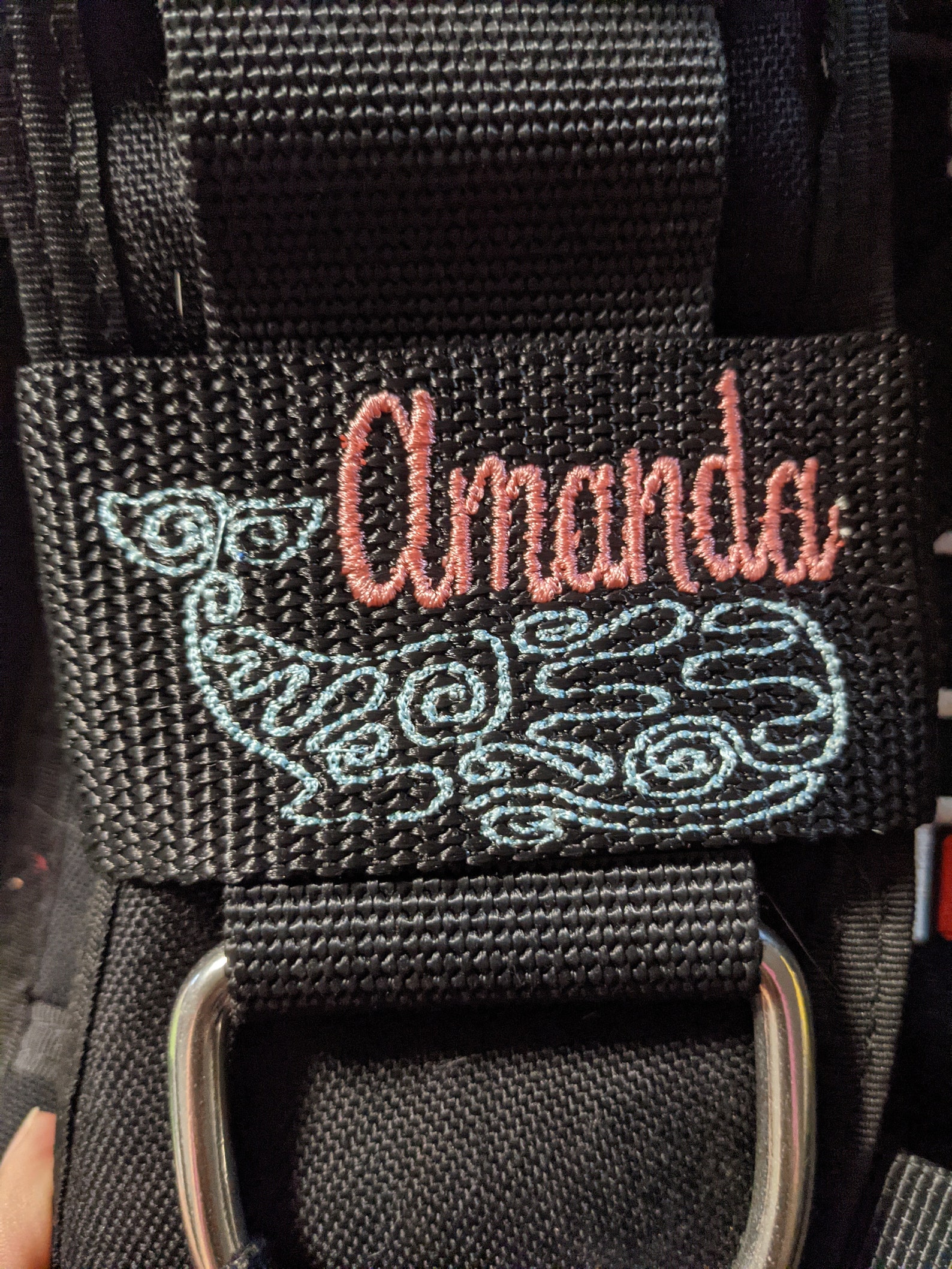 Whale Outline Dive Tag BCD Custom With Name - Etsy